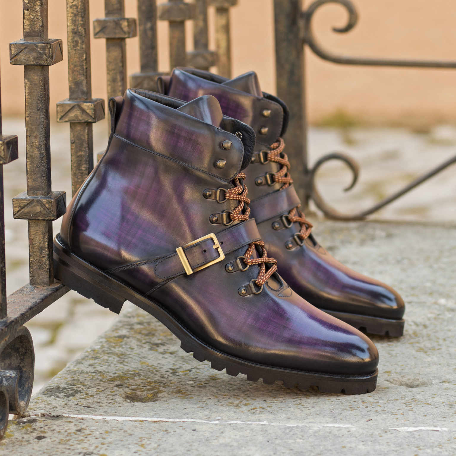 Hiking Boot tobacco patina - Animas Code